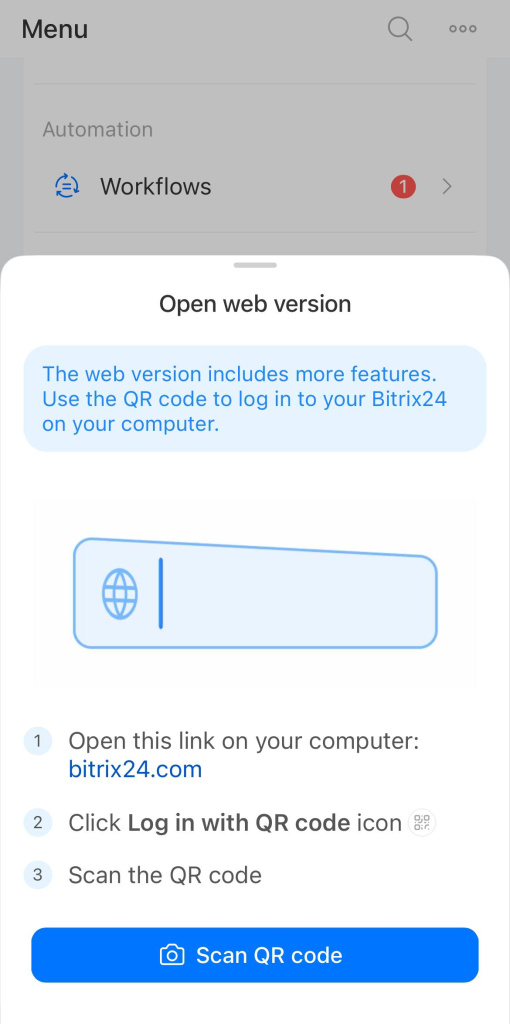 Application mobile Bitrix24